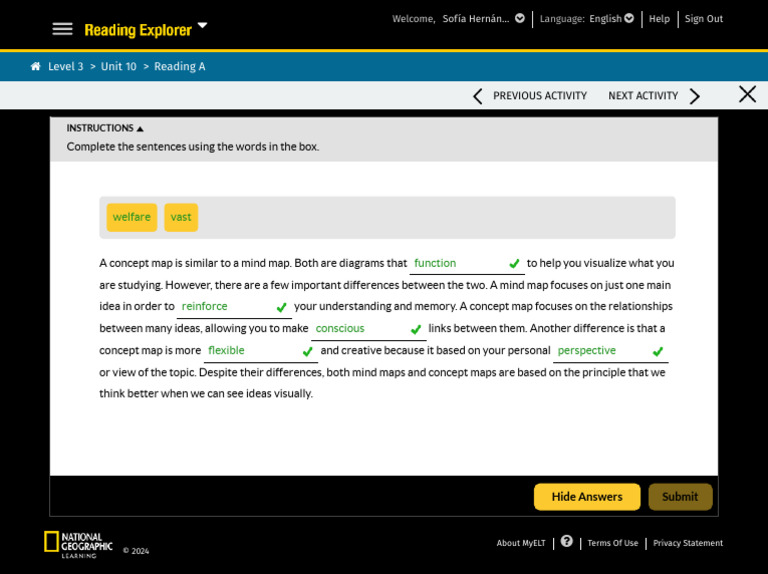 MyELT Online English Language Learning | PDF