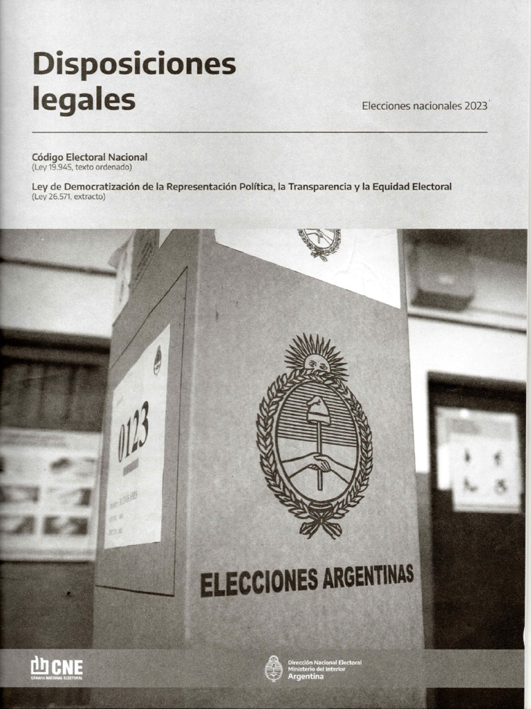 Codigo Electoral Nacional | PDF