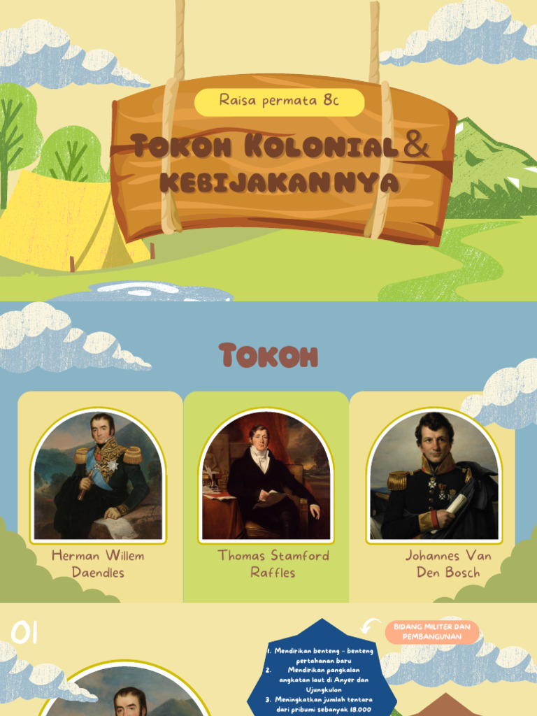 Kebijakan Kolonial Daendels dan Raffles | PDF