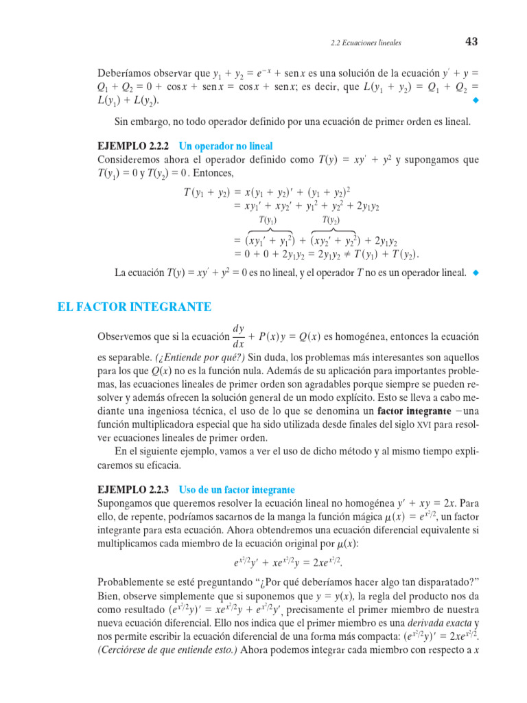Ecuaciones Diferenciales Una Introduccion Moderna | PDF | Ecuaciones | Ecuaciones diferenciales