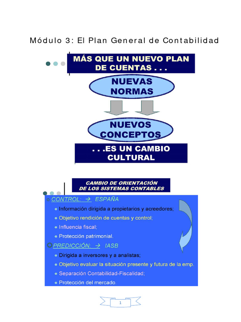 Plan General Contabilidad | PDF | Contabilidad | Estado financiero