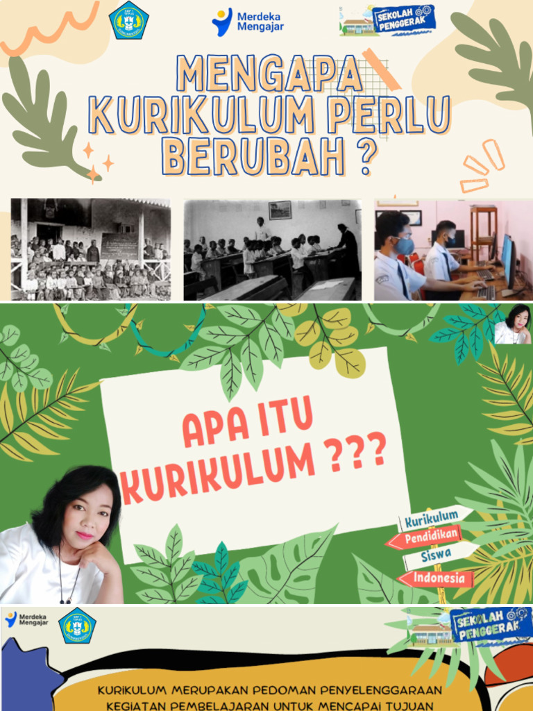Aksi Nyata Topik 1 Kurikulum Merdeka - Mengapa Kurikulum Perlu Berubah | PDF