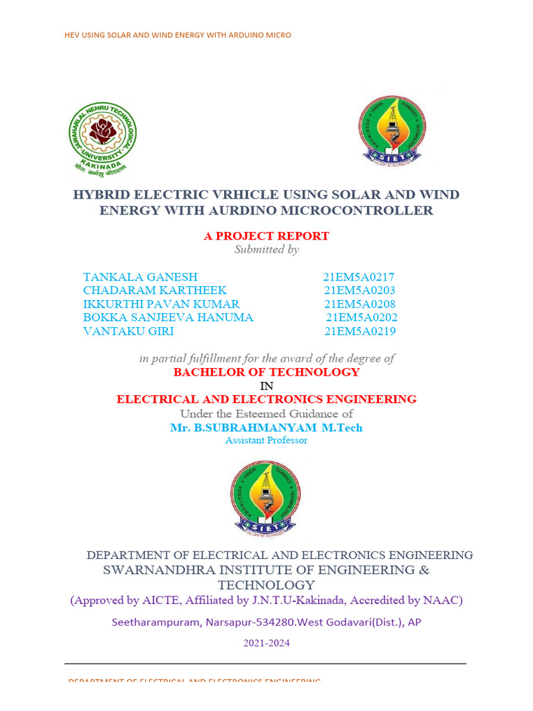 Final Year Project | PDF | Rectifier | Electric Motor