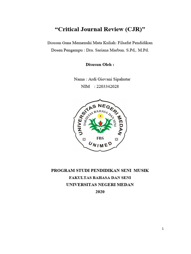 CJR Filsafat Pendidikan | PDF | Sains & Matematika