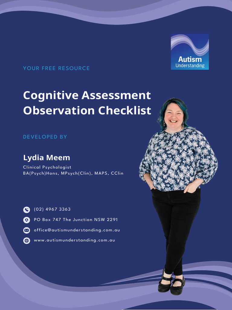 Cognitive Assessment Observation Checklist Final Version (1) | PDF ...