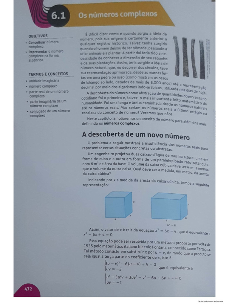 Capítulo 6 (Conjunto Dos Números Complexos) | PDF