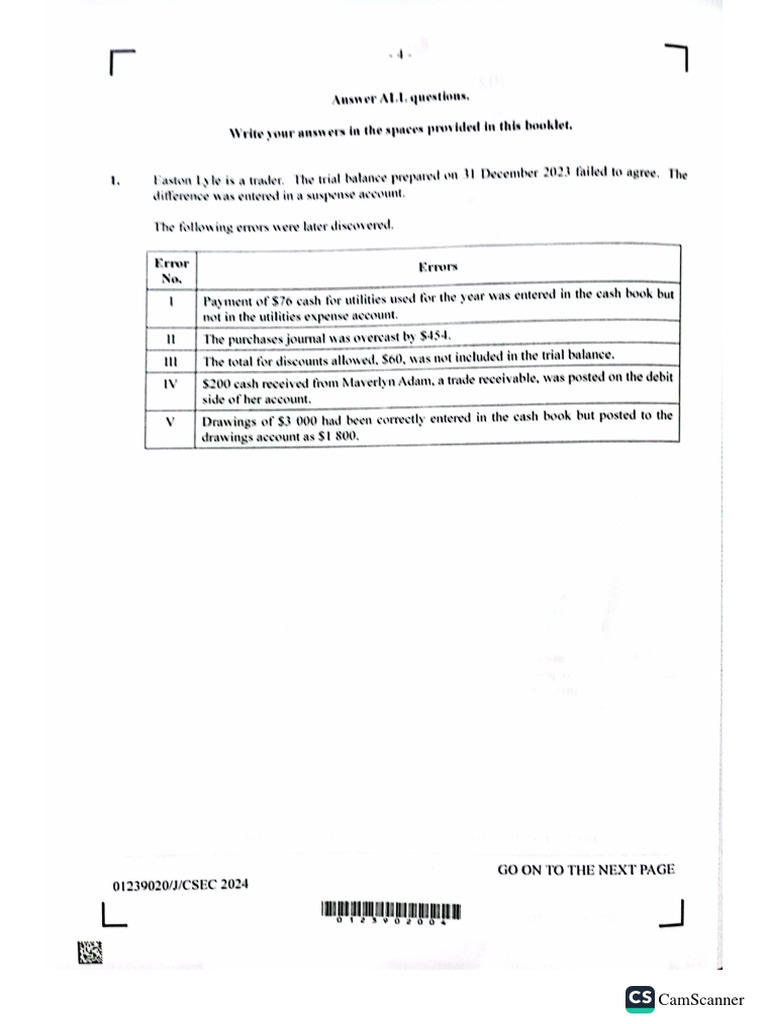 POA Paper 2 January 2024 Guide | PDF