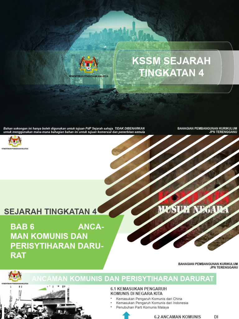 KSSM Sejarah Tingkatan 4 Bab 6 | PDF