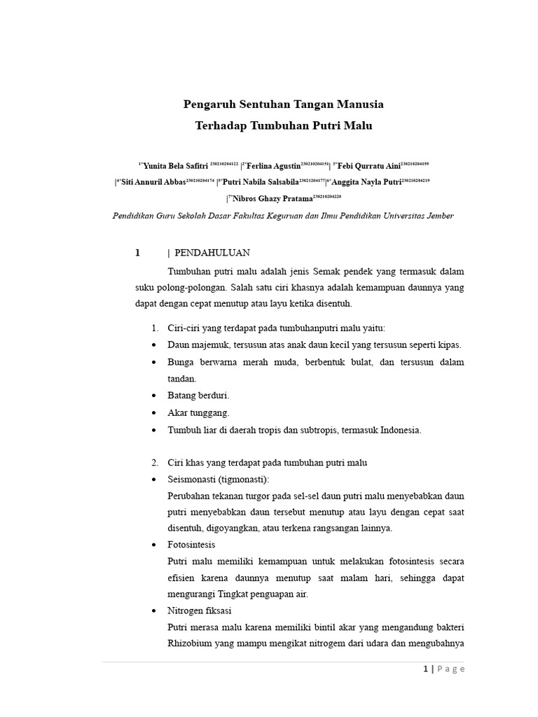 Ipa Kelompok 1 SMTR 2 | PDF