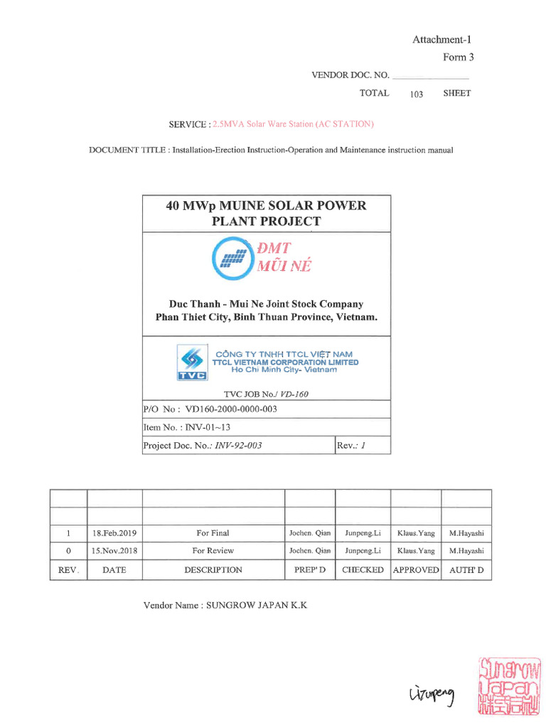 INV-92-003 - Inverter Manual | PDF