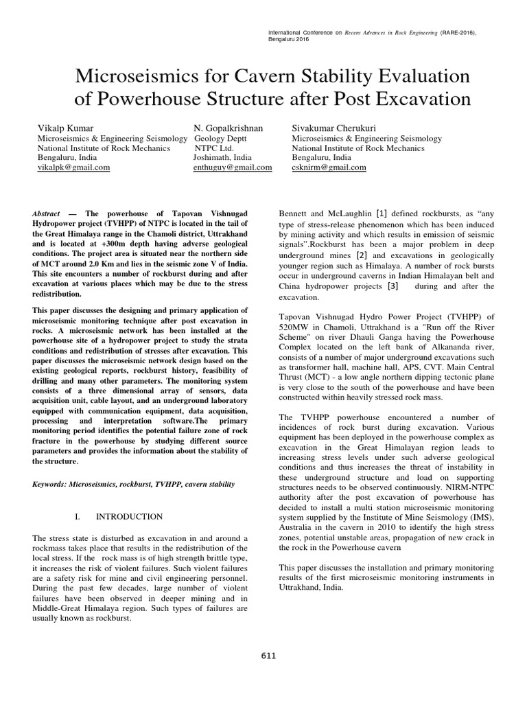 1 - Vikalp Kumar RARE PAPER Sent | PDF | Fracture | Moment Magnitude Scale