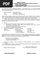 Format 2026 RKP Desa | PDF