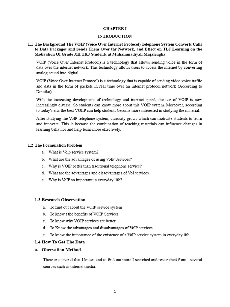 makalah | PDF | Voice Over Ip | Telephone