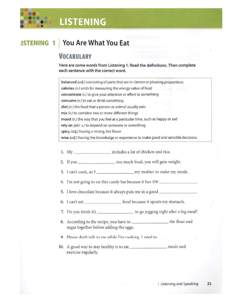 E1B - W6 - Listening extra | PDF