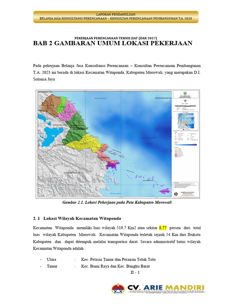 Bab 2. Gambaran Umum Lokasi Pekerjaan | PDF | Sains & Matematika