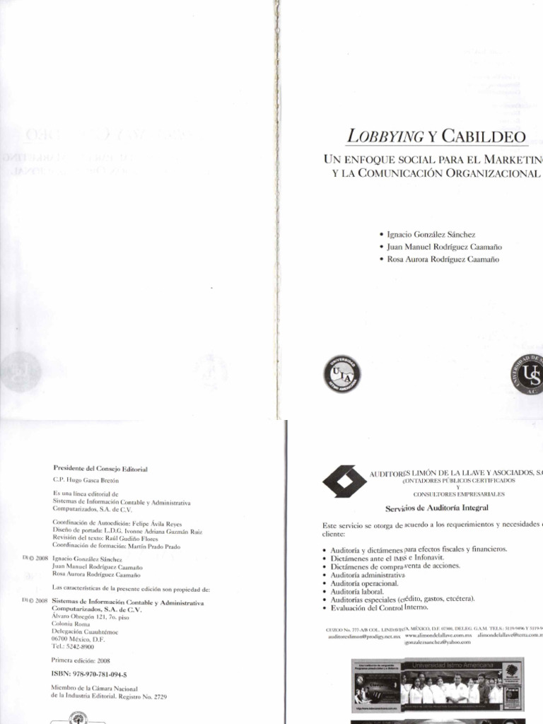 Lobbying y Cabildeo | PDF