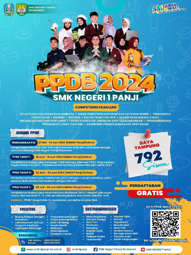Flyer PPDB 2024 SMKN 1 Panji | PDF