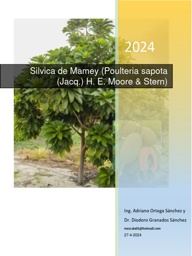 Silvica del Árbol de Mamey en México | PDF | Injerto | Flores