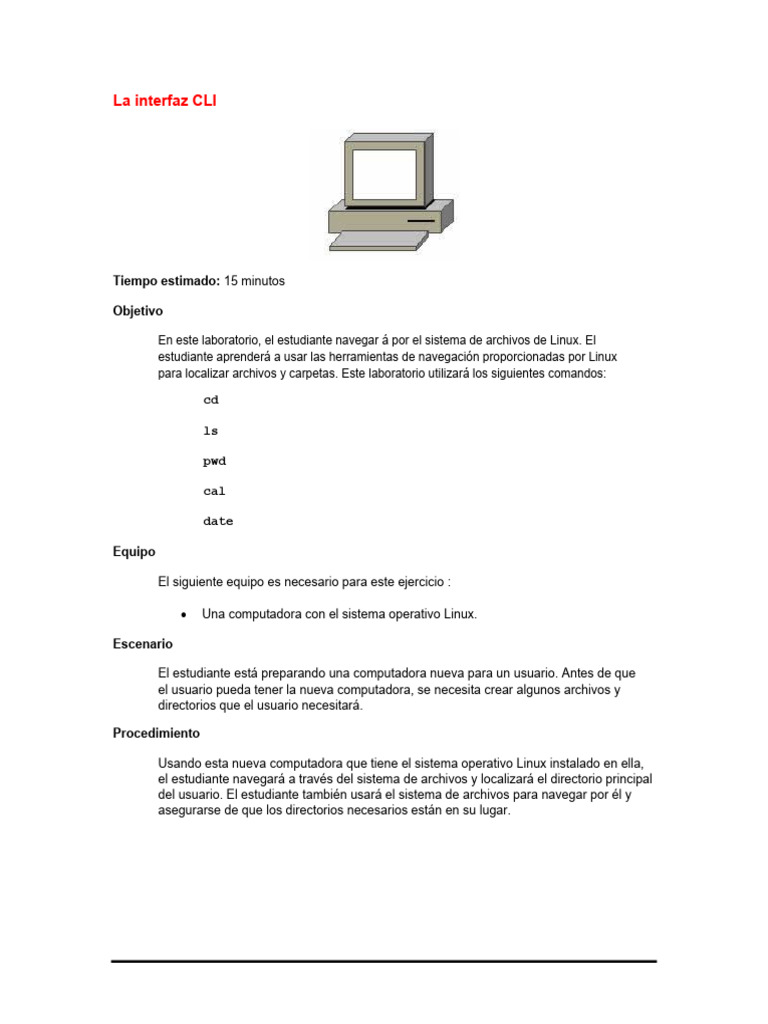Guía Rápida de Navegación CLI en Linux | PDF | Interfaz de línea de comando | Archivo de computadora