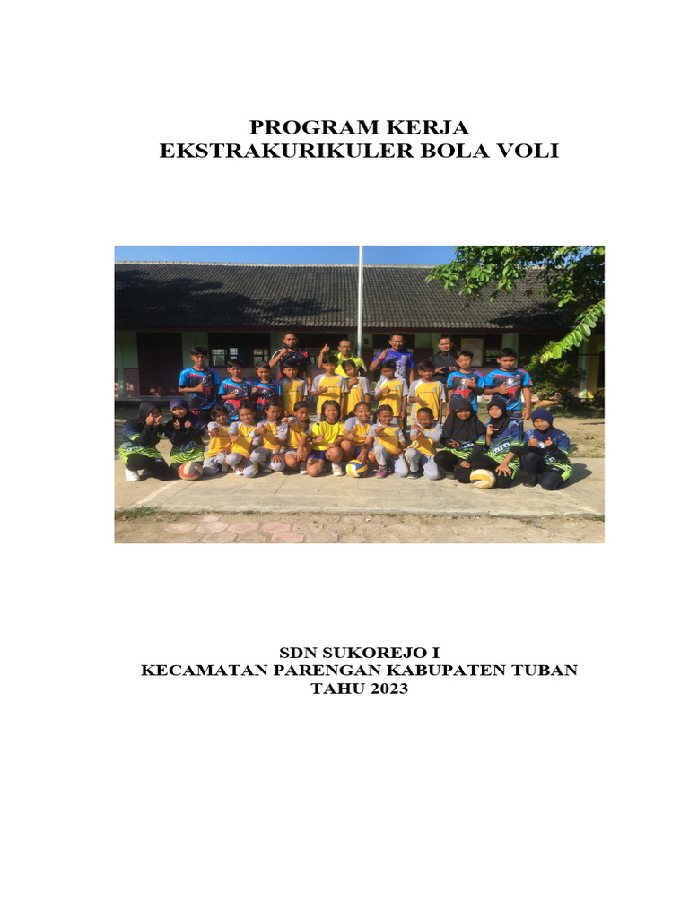 Program - Kerja - Ekstrakurikuler - Bola - Voli 2023 | PDF