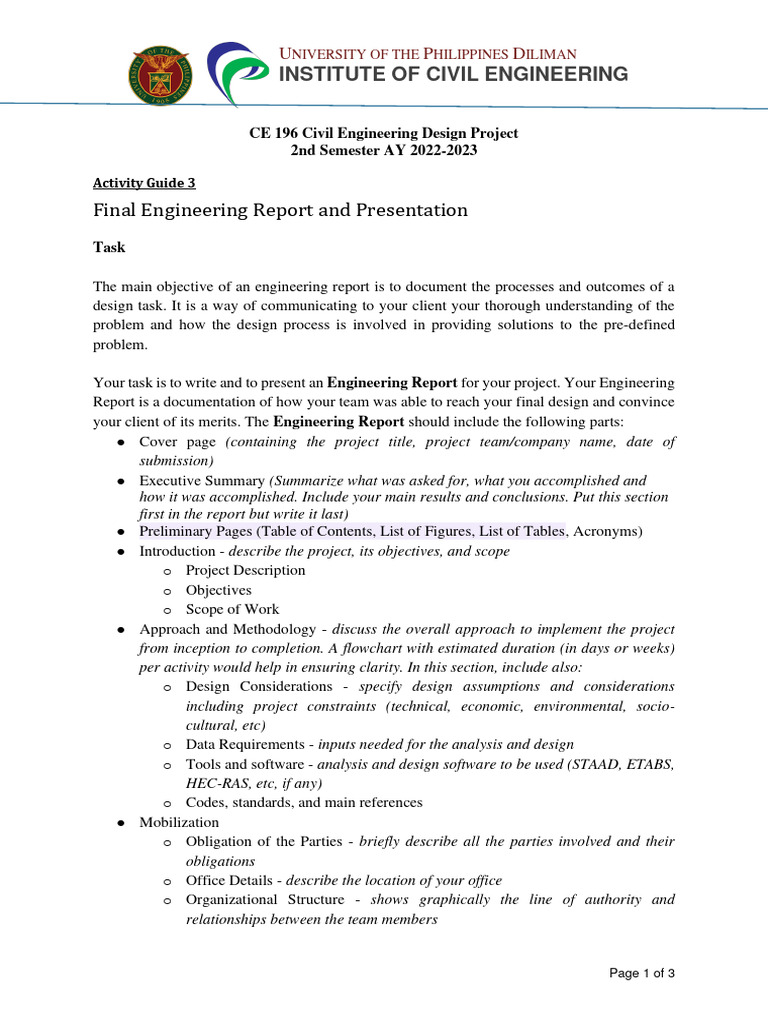 Final Engineering Report | PDF | Engineering | Risk Management