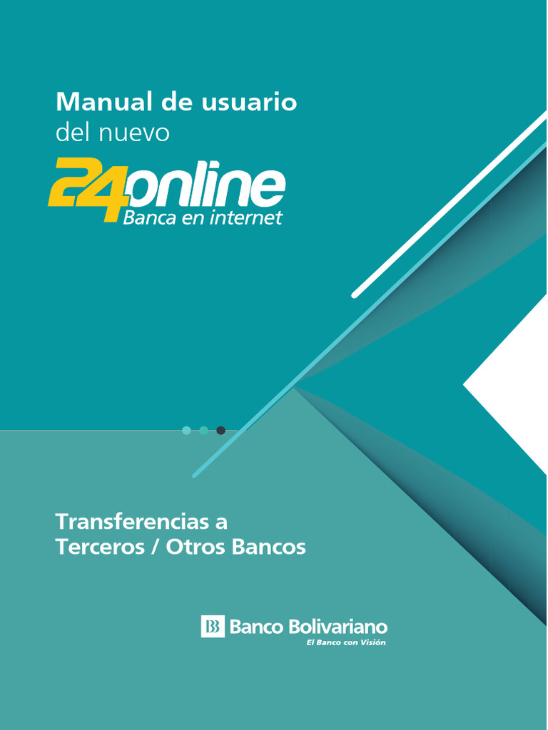 Manual 24online Transferencias A Terceros | PDF