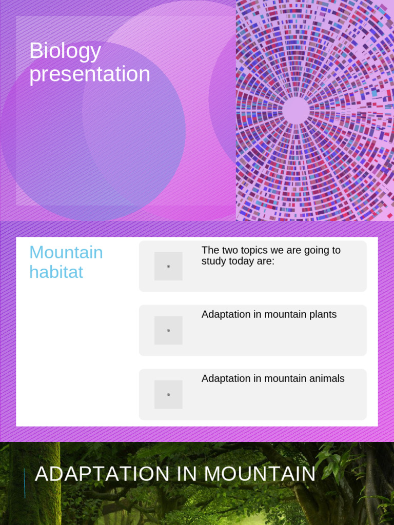Habitat of Animals (Biology Presentation) | PDF