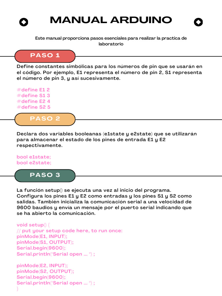 Manual arduino | PDF | Diodo emisor de luz | Arduino Manual arduino | PDF | Diodo emisor de luz | Arduino