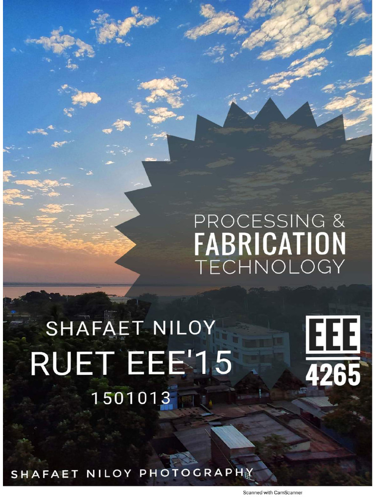 Fabrication EEE 4265 (Niloy) #Cotha - 39 | PDF