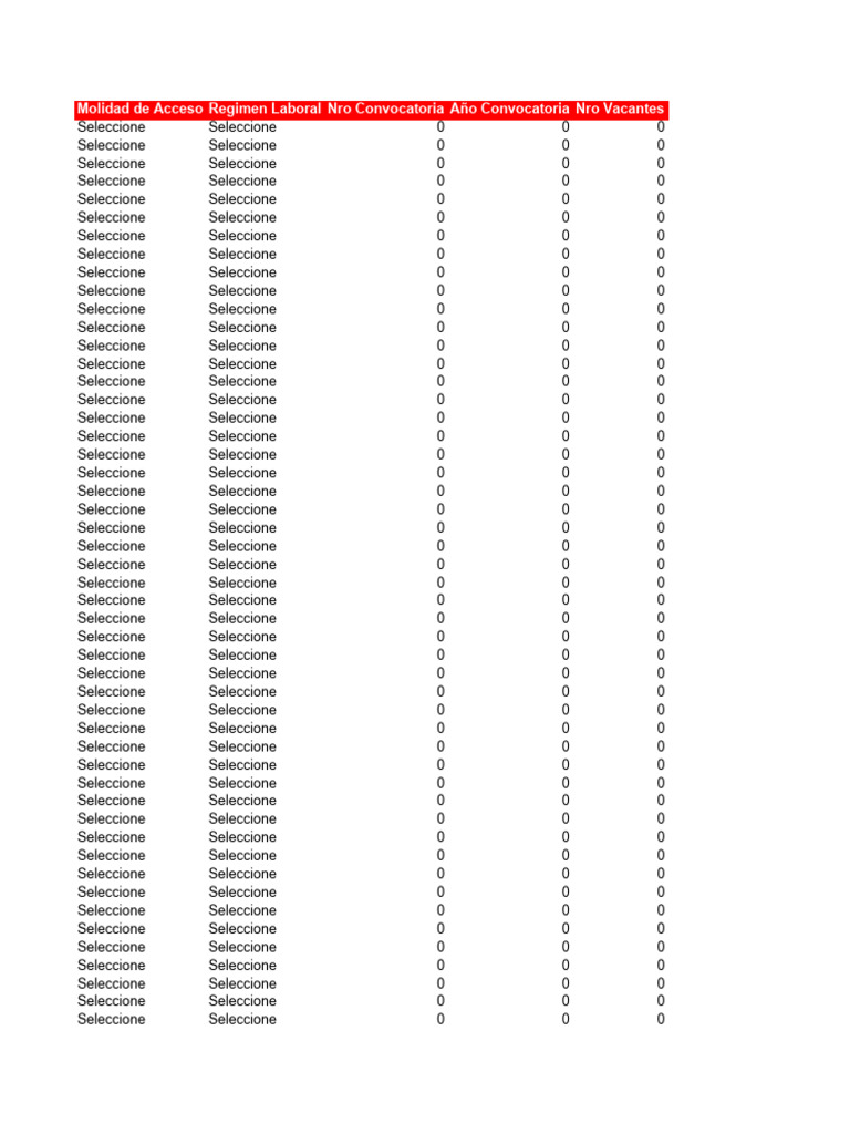 Form A To Convo Catori A | PDF