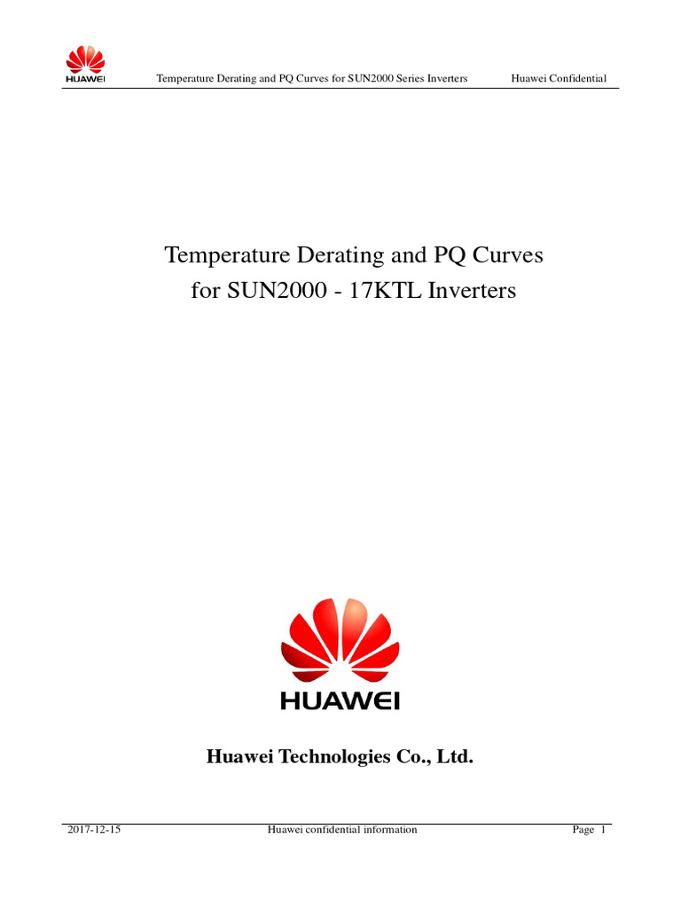 SUN2000 Inverter Temperature Derating | PDF | Home & Garden ...