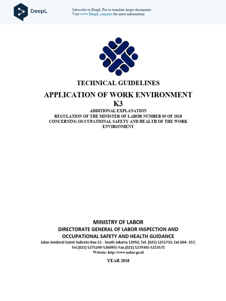 OHS Guidelines for Work Environment | PDF | Hertz | Occupational Safety ...