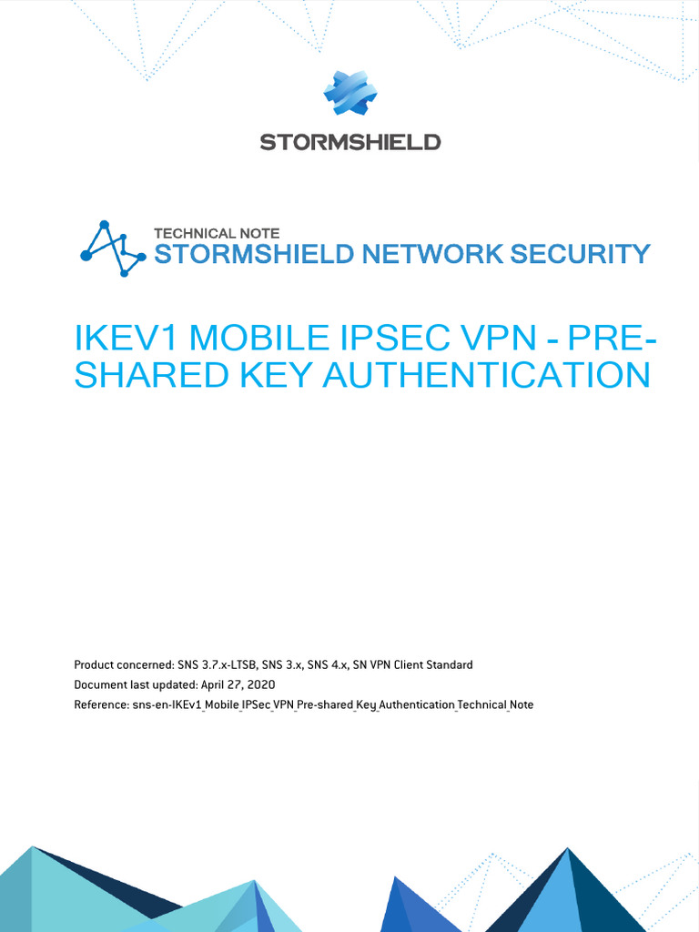 IKEv1 Mobile IPsec VPN Setup Guide | PDF | Virtual Private Network | Computer Network