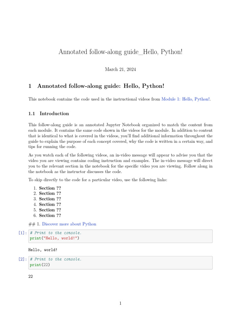 Annotated follow-along guide_Hello, Python! (1) | PDF | Planets | Planets In Astrology