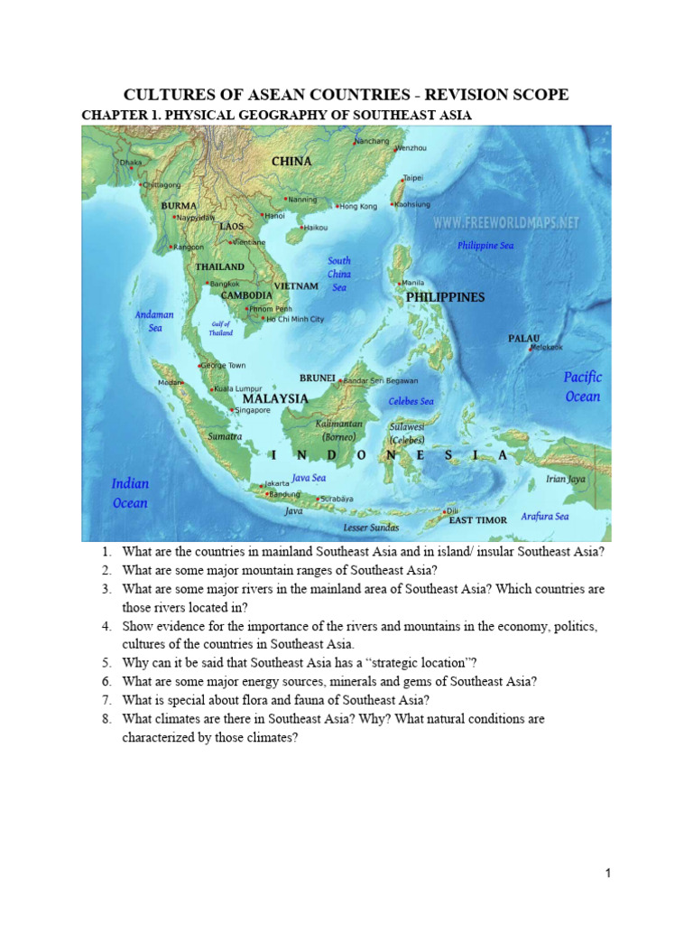 ASEAN Countries: Geography and Culture Insights | PDF | Southeast Asia ...