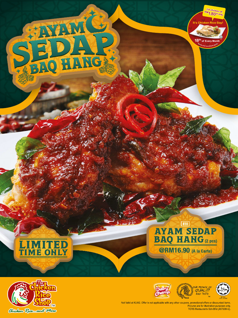 TCRS Online-Menu-Relayout Menu PM JAN Raya Compressed | PDF