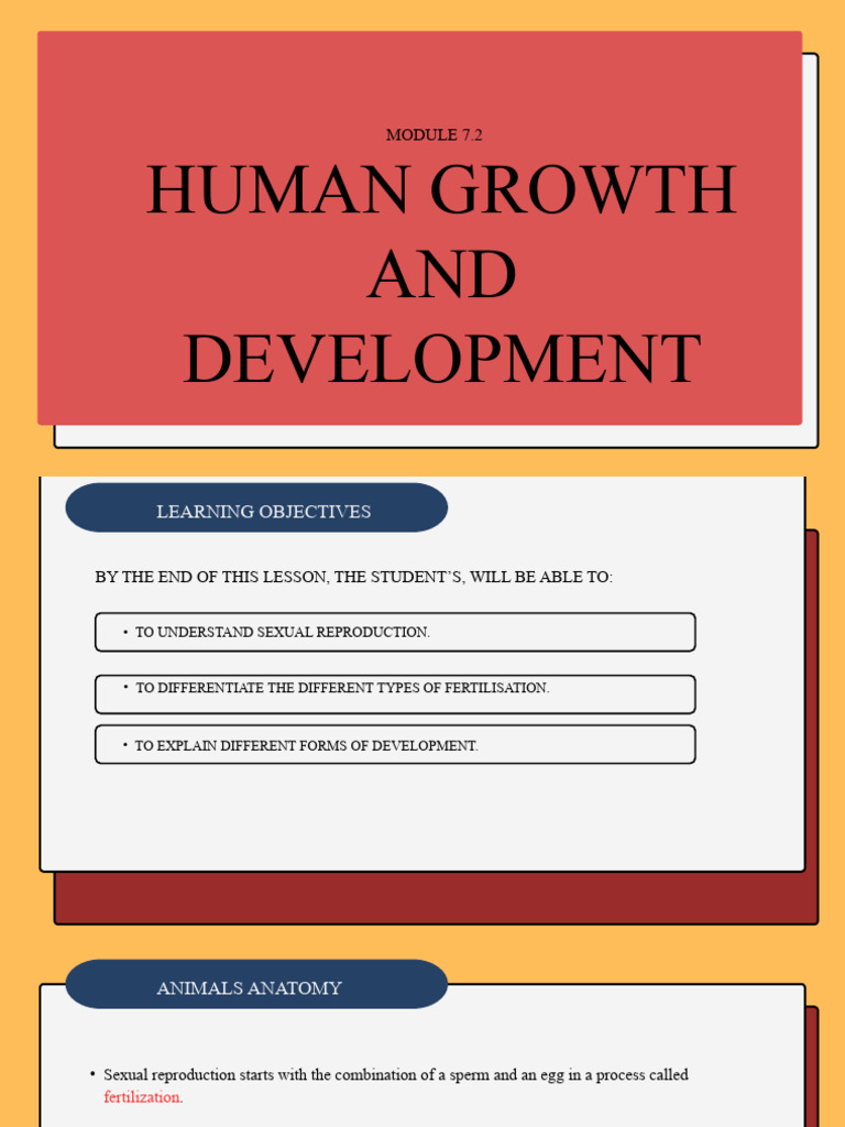 Human Growth and Development Final | PDF | Embryo | Fertilisation