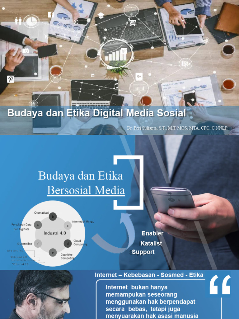 DR Feri Sulianta, S T, M T Budaya Dan Etika Digital Media Sosial 2021 | PDF