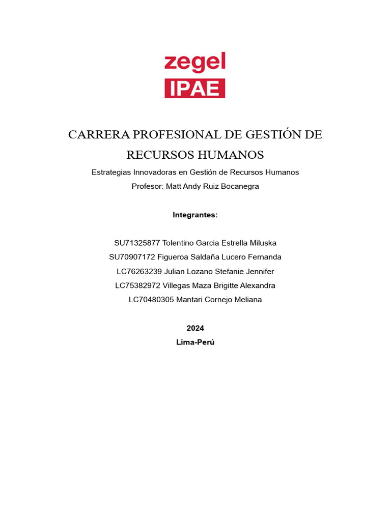 Empresa Viru-E.v Continua 1 | PDF | Gestión de recursos humanos ...