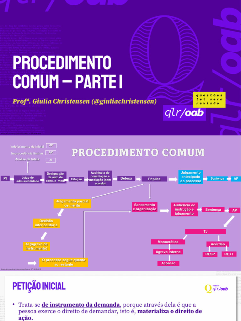 Procedimento Comum I | PDF | Sentença (jurídico) | Queixa