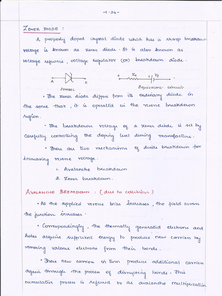 Zener Diode | PDF