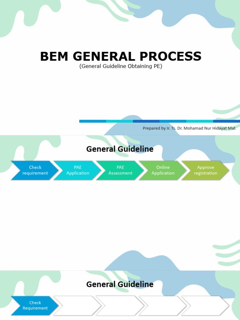 3 - 1.BEM-General-Application-Process-v1 | PDF | Technology & Engineering