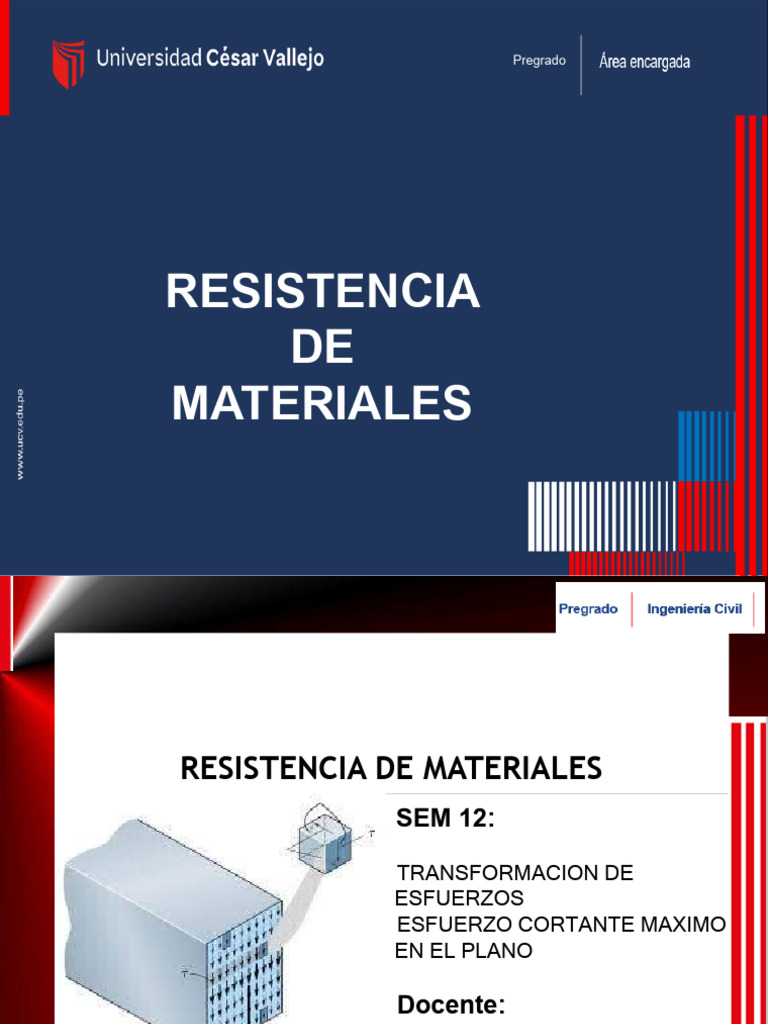 Material Complementario - Sesion | PDF | Ecuaciones | Esfuerzo cortante