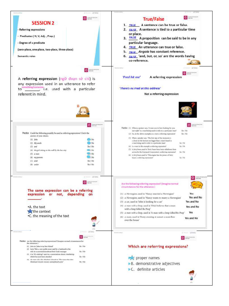 Ôn Semantics SS2 | PDF