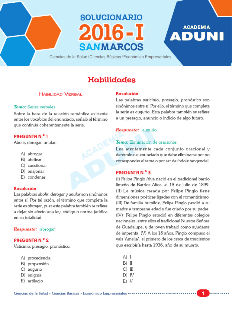 Ejercicios de Habilidad Verbal y Comprensión Lectora | PDF | Elemento transponible | Esquizofrenia