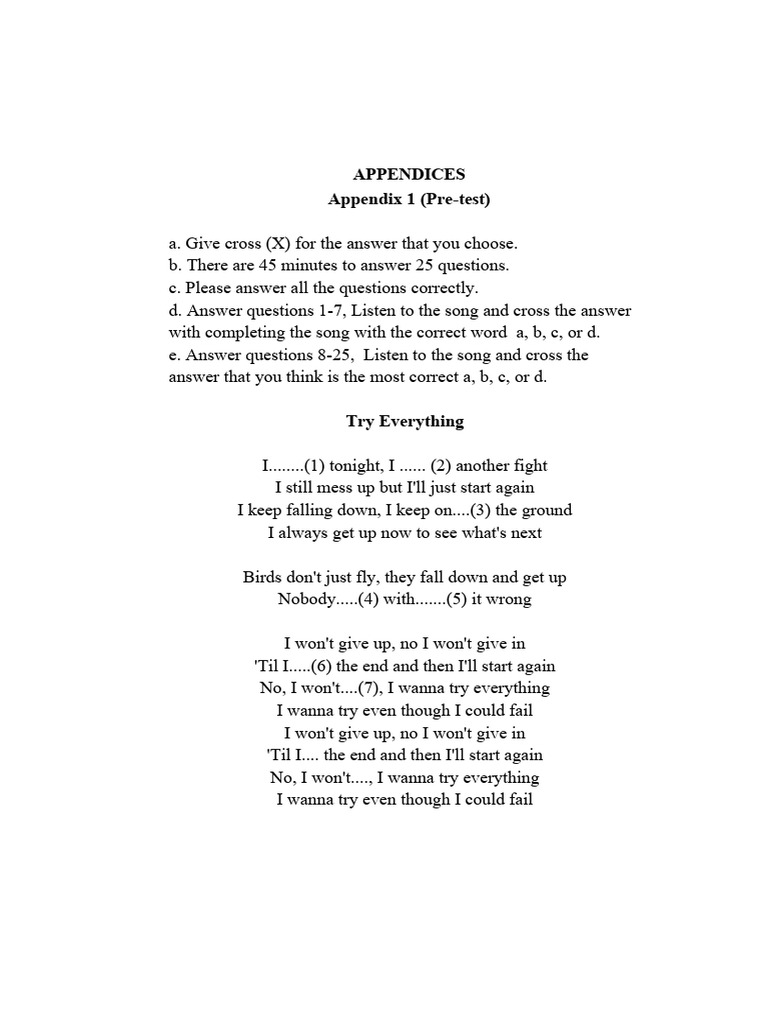 Appendix Riska | PDF | Knowledge | Learning