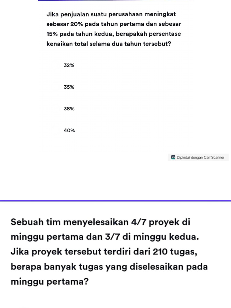 Tes Penalaran Numerik | PDF