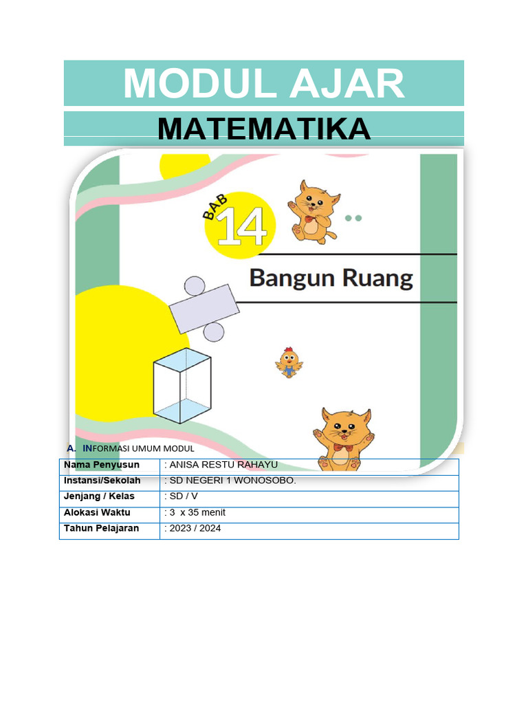 RPP 12 PKM Matematika 2024 | PDF