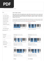 Trumpet Fingering Chart For All Twelve (12) Major Scales | PDF ...