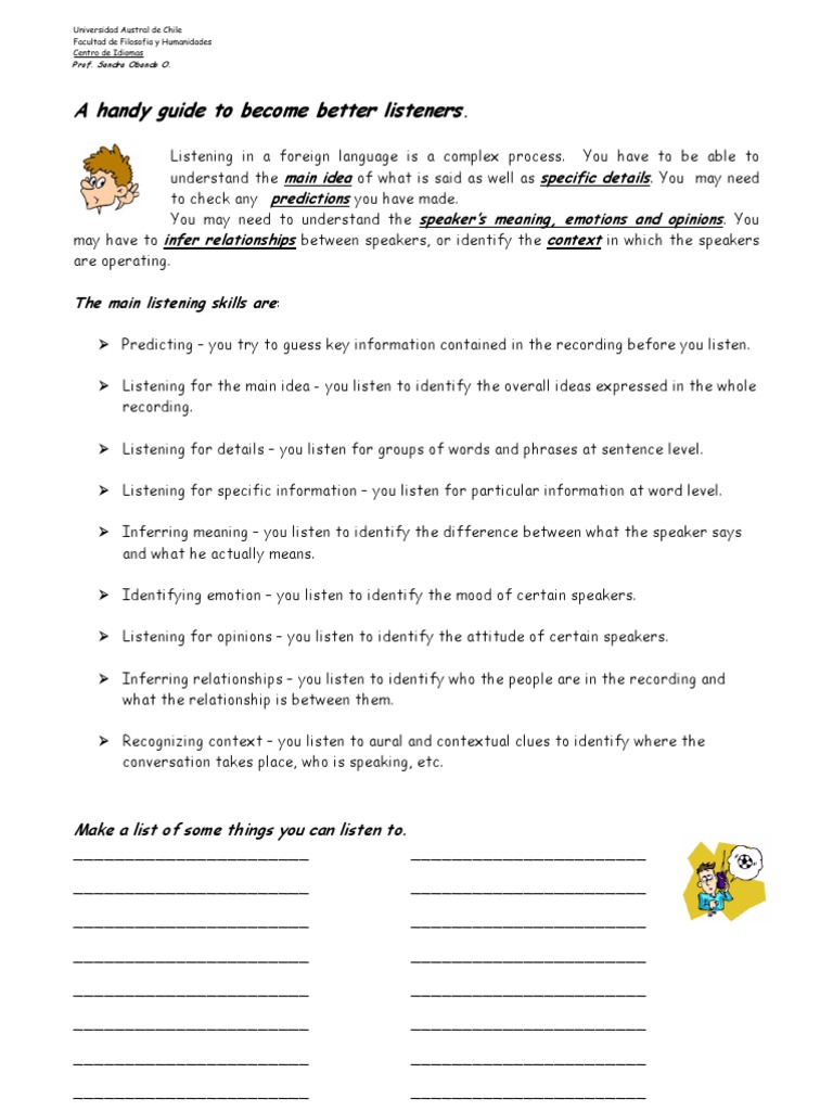 Enhance Your Listening Skills Guide | PDF